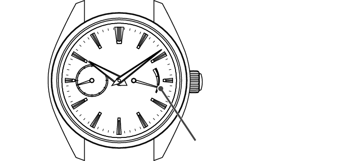 Power reserve indicator